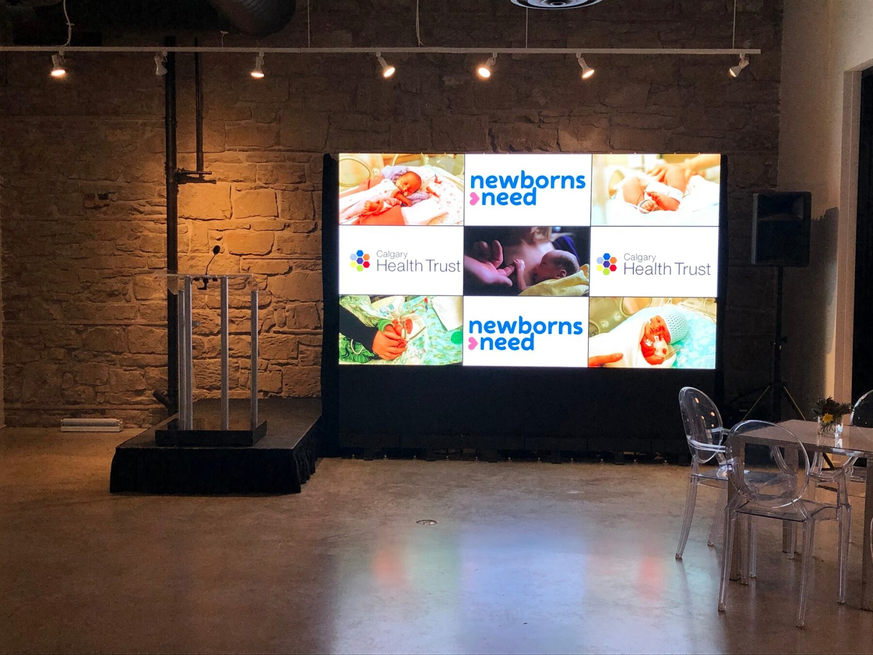 Newborns Need - Audio Visual Rentals - Proshow Audiovisual