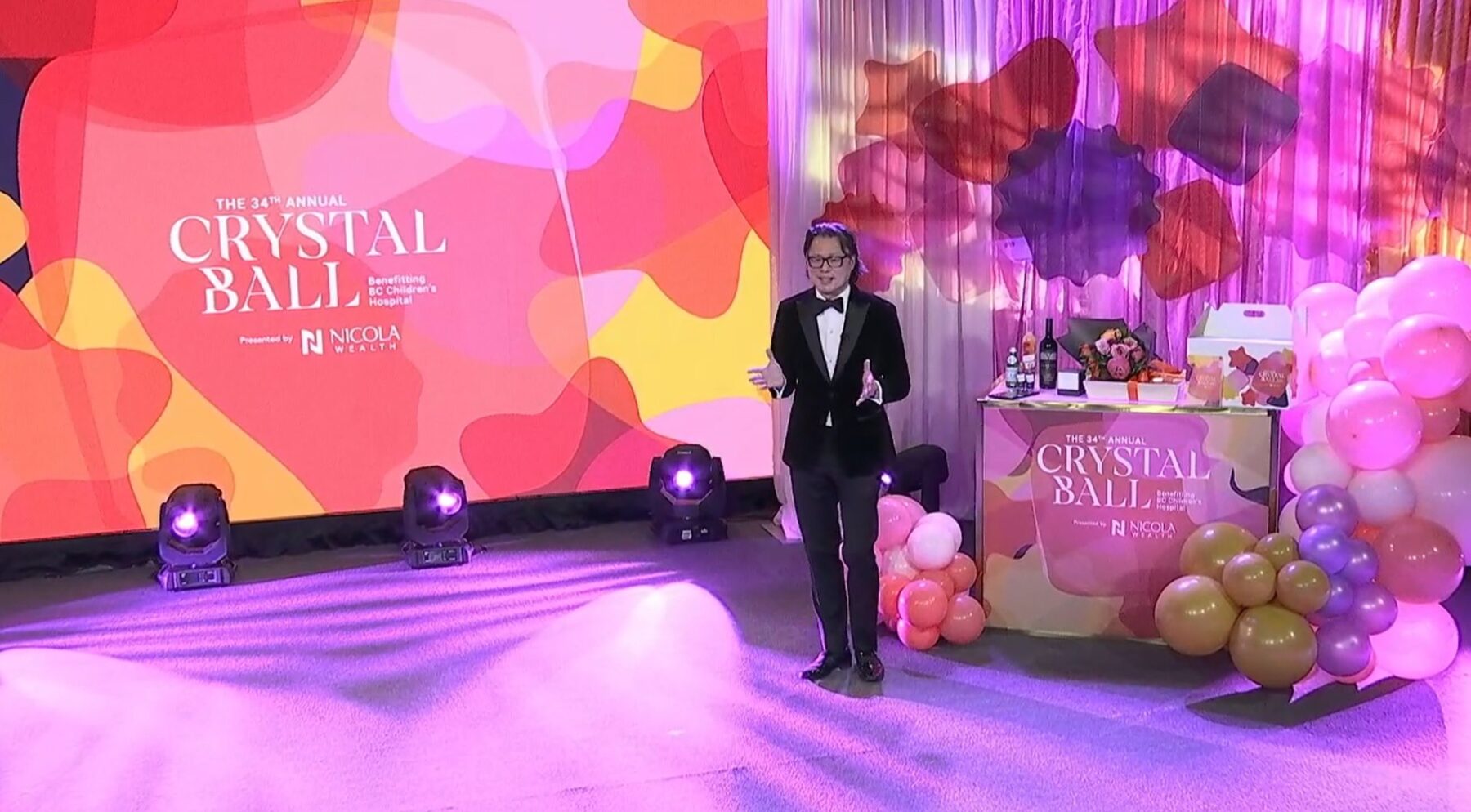 BCCHF Crystal Ball - Audio Visual Rentals - Proshow Audiovisual